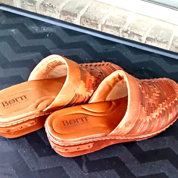 Born | Shoes | Born Womens Tan Slipon Clogs 7 | Poshmark